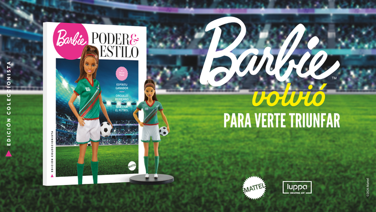 Luppa lanza edición coleccionable de Barbie futbolista en México. - El ...